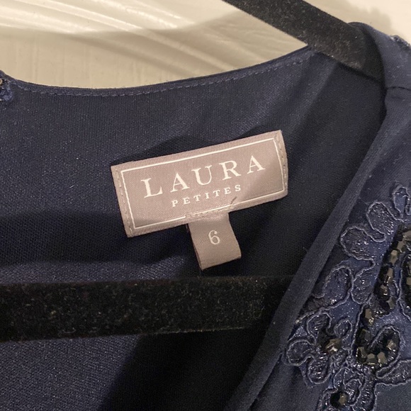 Laura | Dresses | Laura Petites Navy Blue Dress | Poshmark